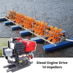 Diesel Engine Paddlewheel Aerator - Prolead
